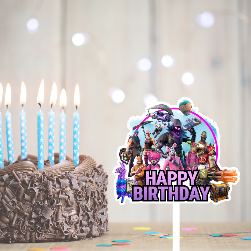 FORTNITE CAKE TOPPER – S Press 77